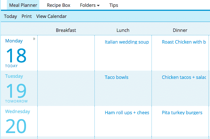 5 Meal Planning Apps and an Easy Meal Idea Hack