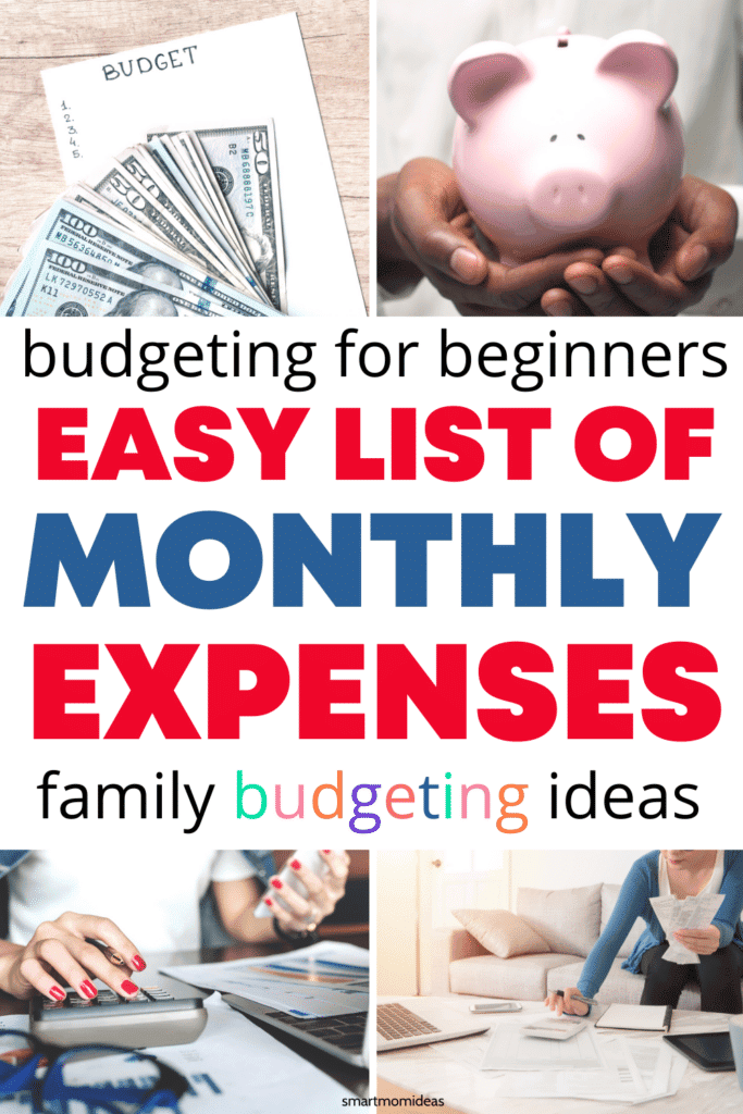 What to Include in a Monthly Expense List