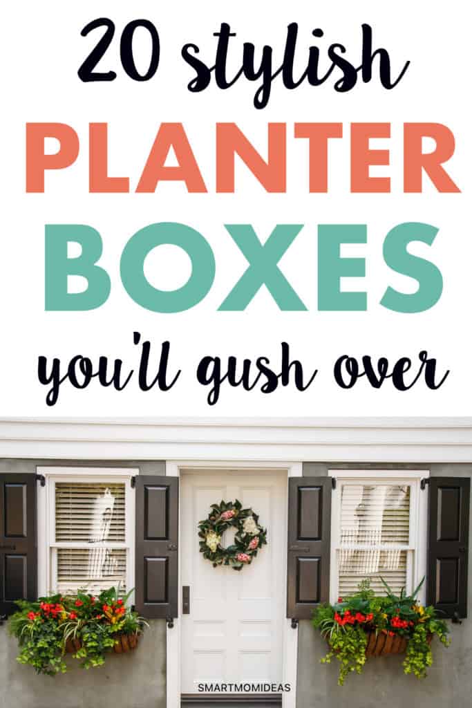 20 Stylish Planter Box Ideas That'll Make You Gush
