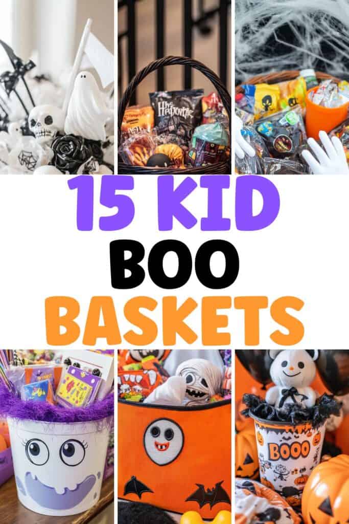 15 Cute Boo Baskets for Halloween